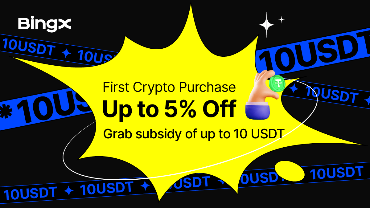 Enjoy Up to 5% Off for Your First Crypto Purchase!